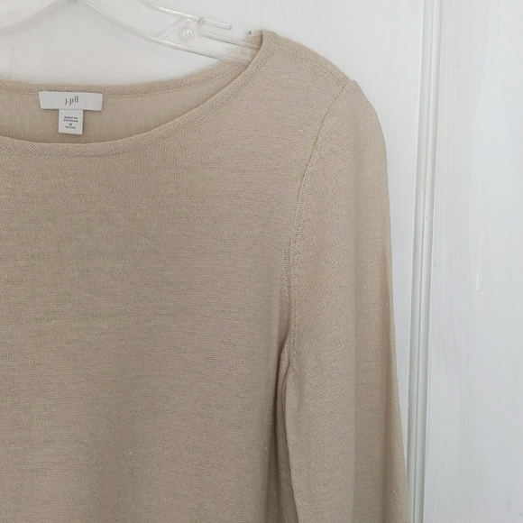 J. Jill | Tops | Jjill Nubby Linen Blend 34 Sleeve Top | Poshmark